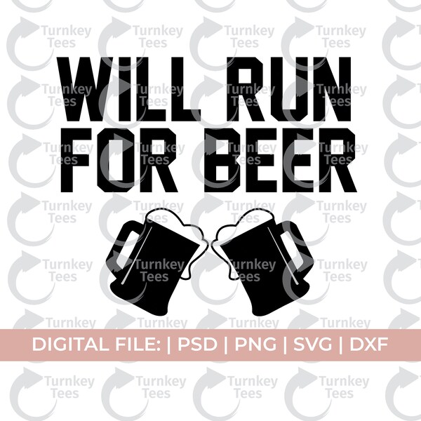 Run for Beer - Etsy