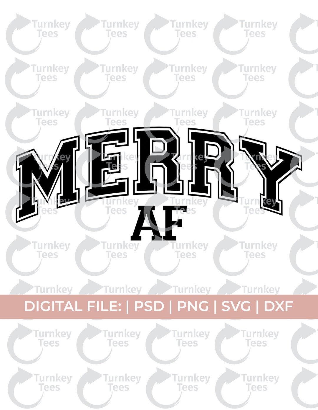 Merry Af Svg, Merry Svg, Xmas Svg, Merry Christmas Svg, Funny Christmas ...