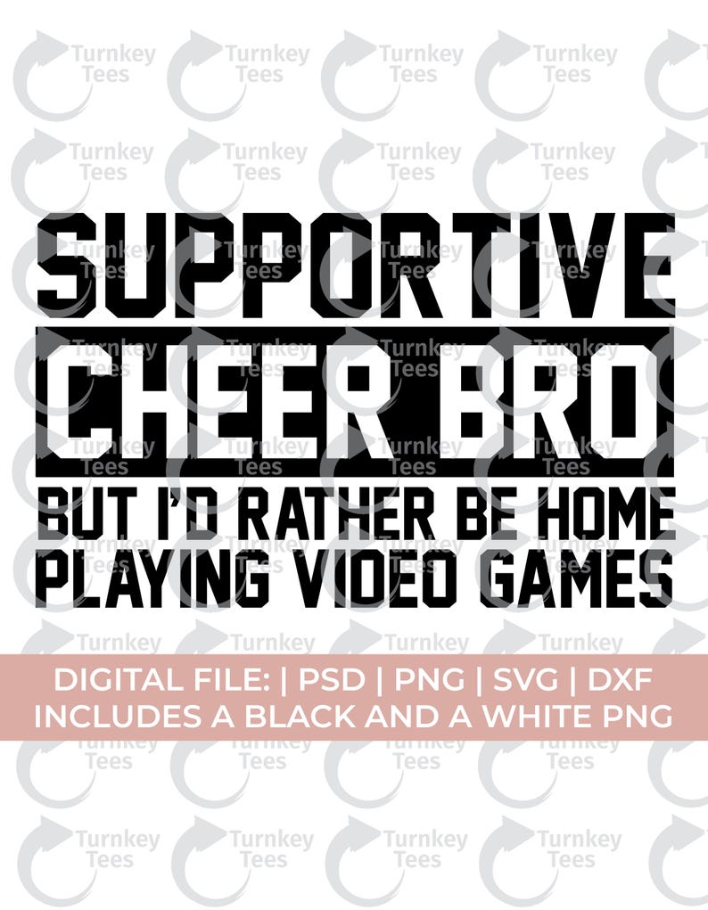 Cheer Bro Svg Png, Cheer Brother Svg Png, Supportive Cheer Bro but I'd ...