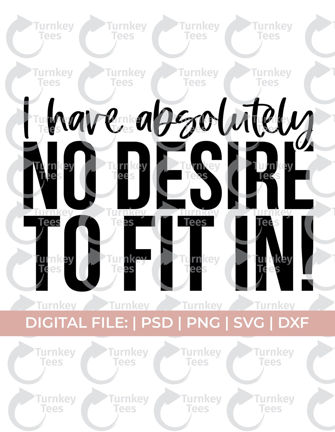 No Desire to Fit in Svg Girl Boss Svg High Maintenance Svg - Etsy