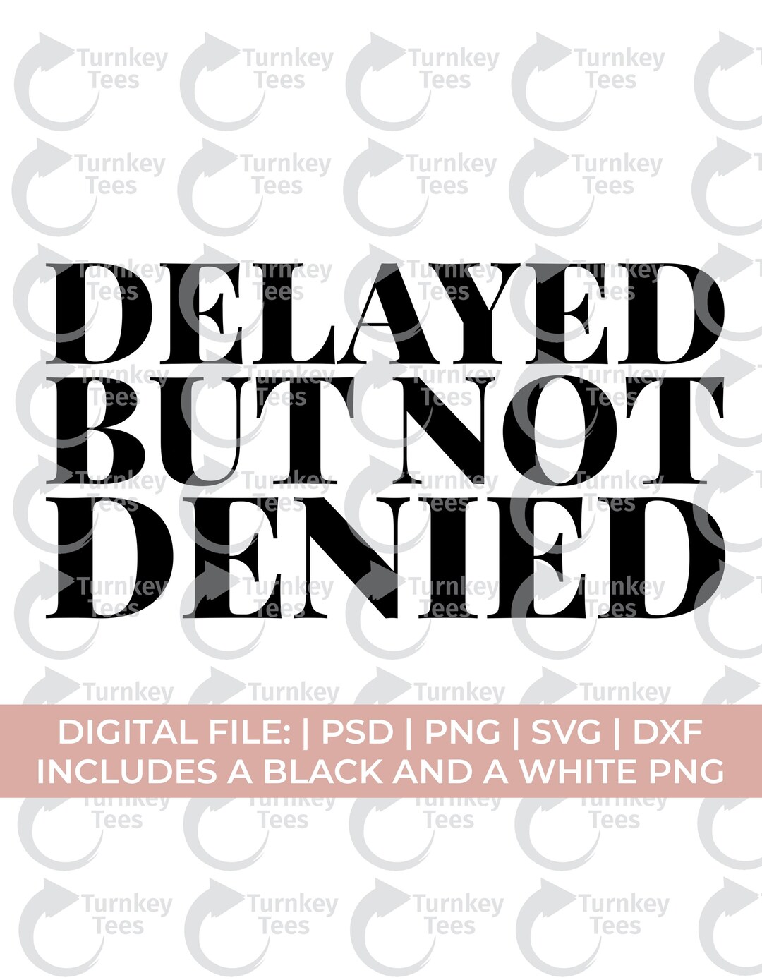 Delayed but Not Denied Svg, Christian Svg Png, Jesus Svg, Hustle Svg ...