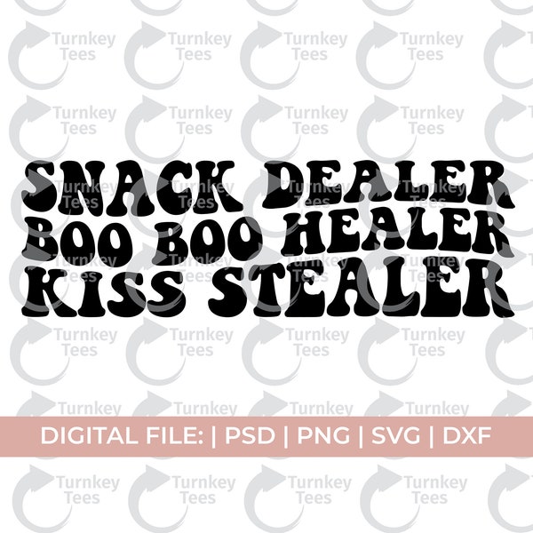 Snack Dealer Boo Boo Healer Kiss Stealer - Etsy