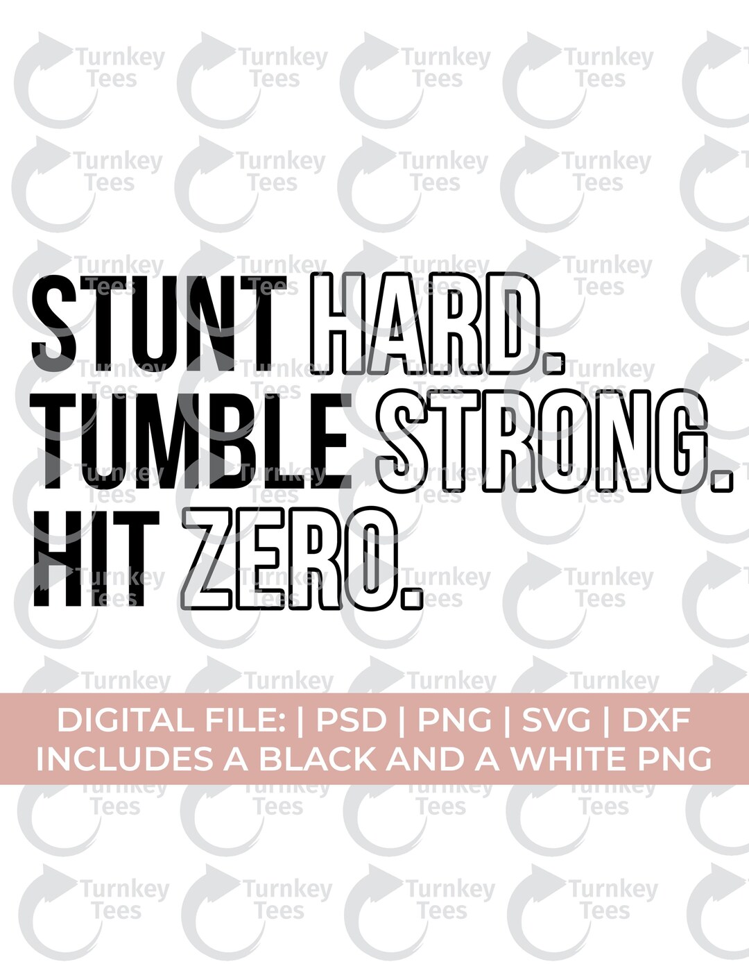 Hit Zero Svg Png, Cheer Svg Png, Stunt Hard Tumble Strong Hit Zero Svg ...