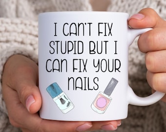 Nail Tech Gift Funny Manicurist, Nail Technician Present Idea for Him ...