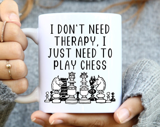 Funny Chess Checkmate 11oz Mug - Chess Gift - Chess Present - Chess ...