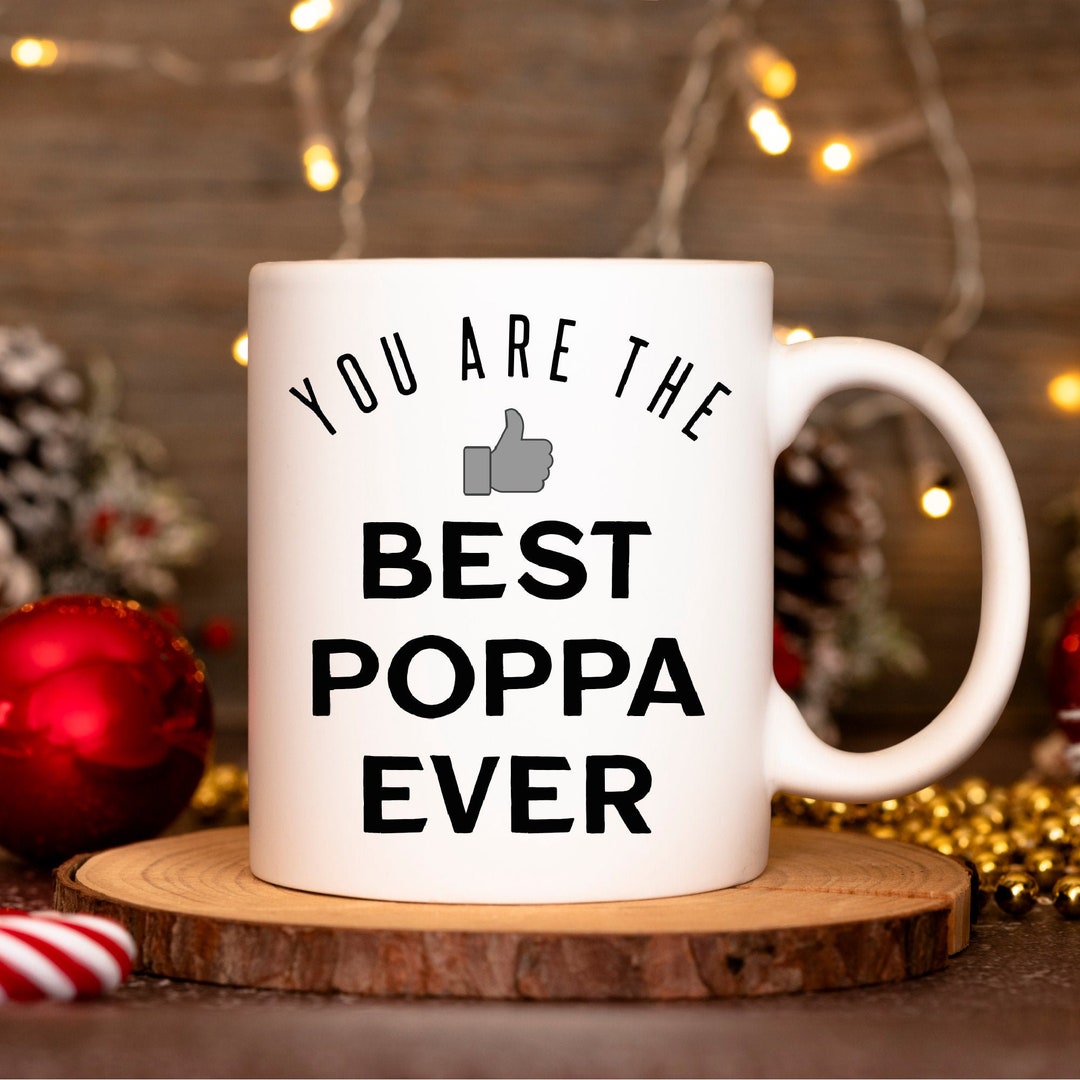 Best Poppa Ever Mug Gift for Poppa, Poppa Gifts Funny Poppa Gift Poppa Mug Poppa Coffee Mug ...