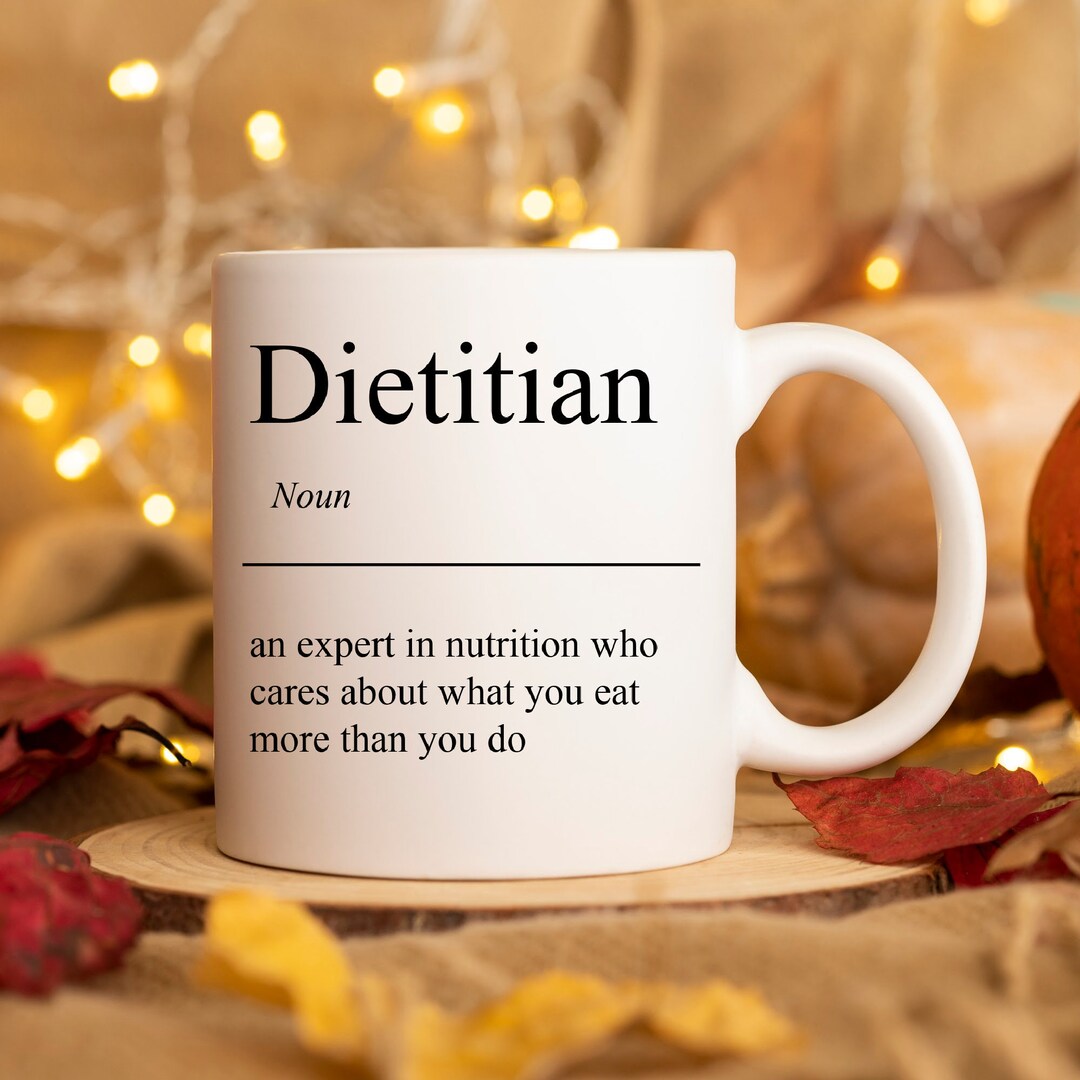 Dietician Gift Funny Dietician Definition Mug Nutritionist Gift ...