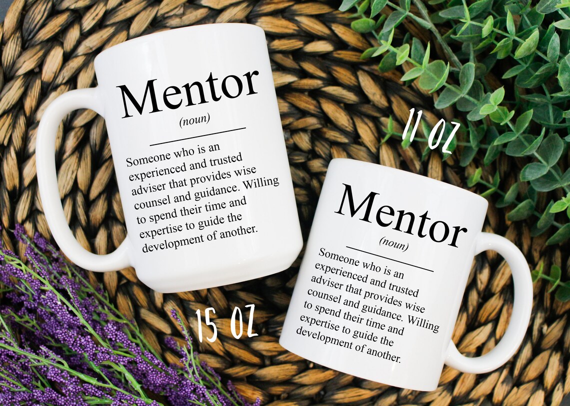 Mentor Mug Personalized Mentor Gifts Mentor Definition Mug | Etsy