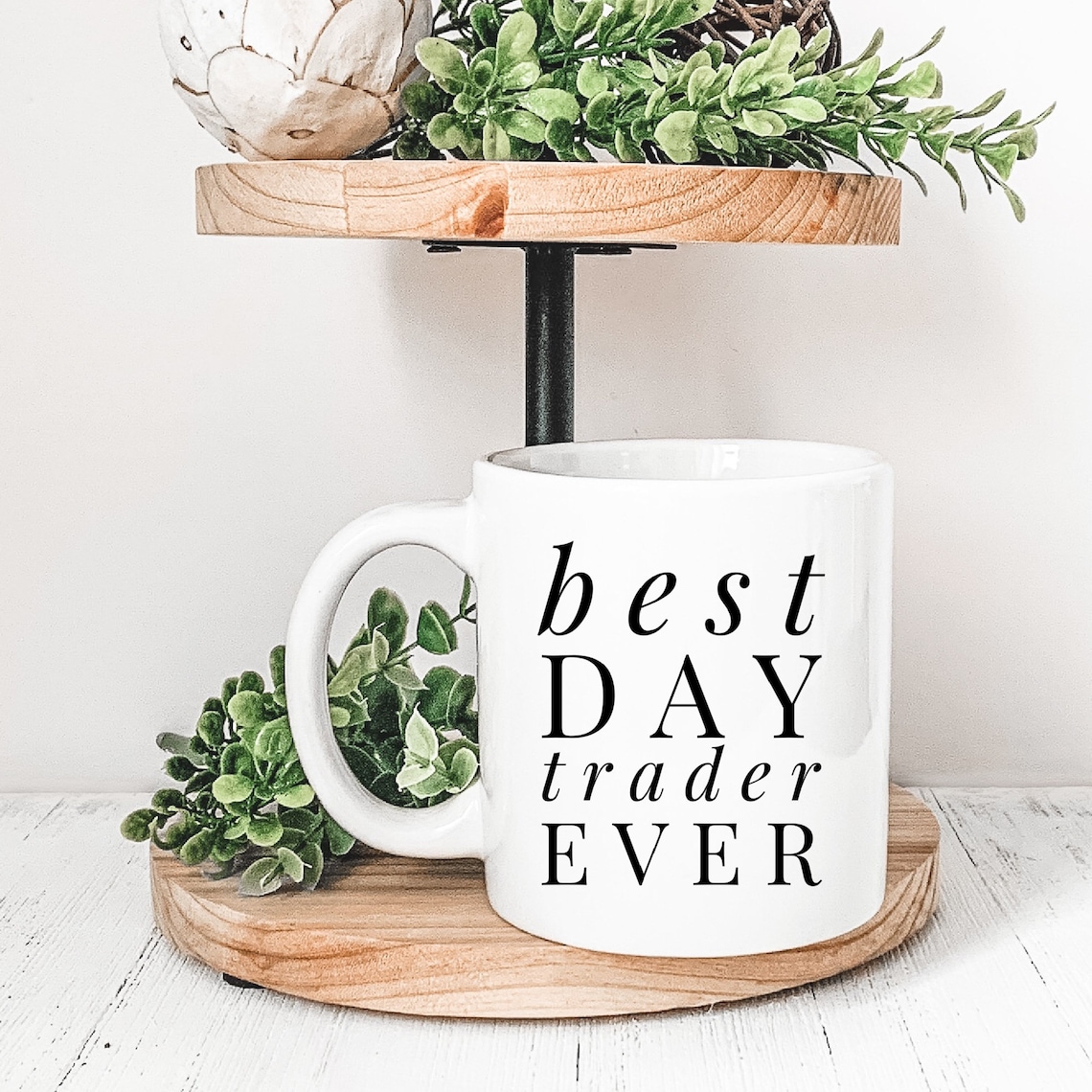 Stock Trader Gift Day Trader Mug Best Day Trader Ever - Etsy