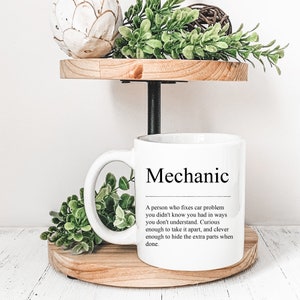 Mechanic Gifts, Mechanic Mug, Funny Gifts for Mechanics, Car Mechanic ...