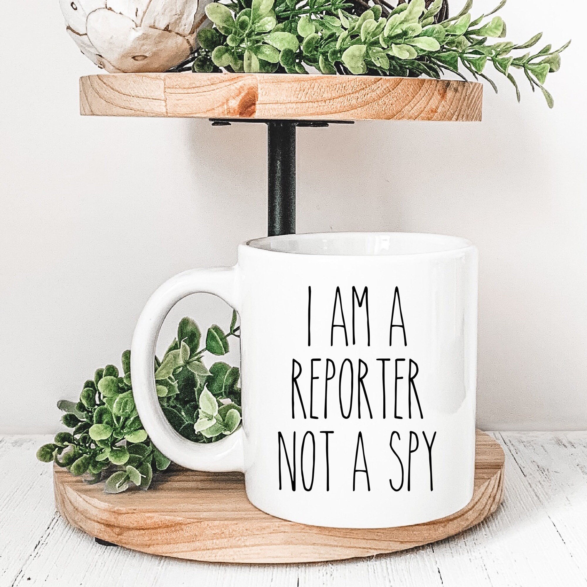 Regalo de reportero, taza de reportero, regalo de reportero divertido ...