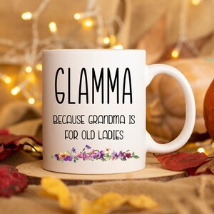 Personalized Glamma Mug, New Grandma Announcement Coffee Mug, Pregnancy ...