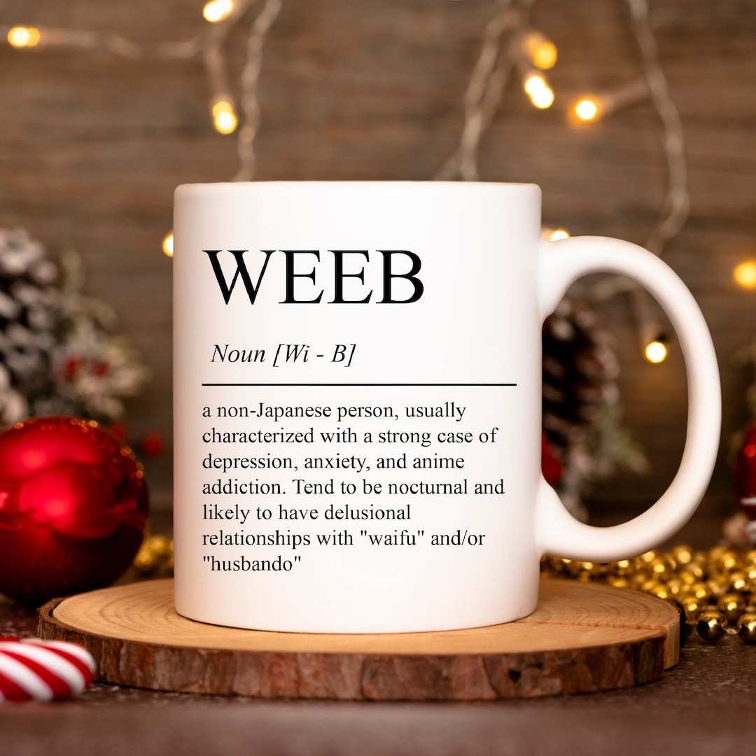 Weeb Gifts Funny Weeb Definition Mug Funny Anime Decor Senpai Mug Gift ...