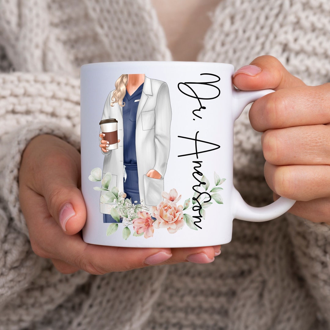 Personalized Female Doctor Gift, Personalized Doctor Mug, Medical ...