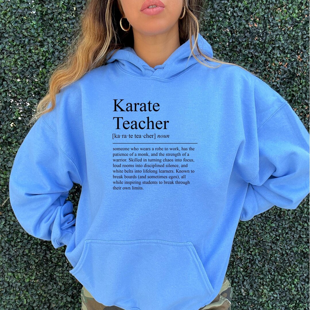 Karate Teacher Gift Black Belt Gift Karate Hoodie MMA Gifts Martial ...