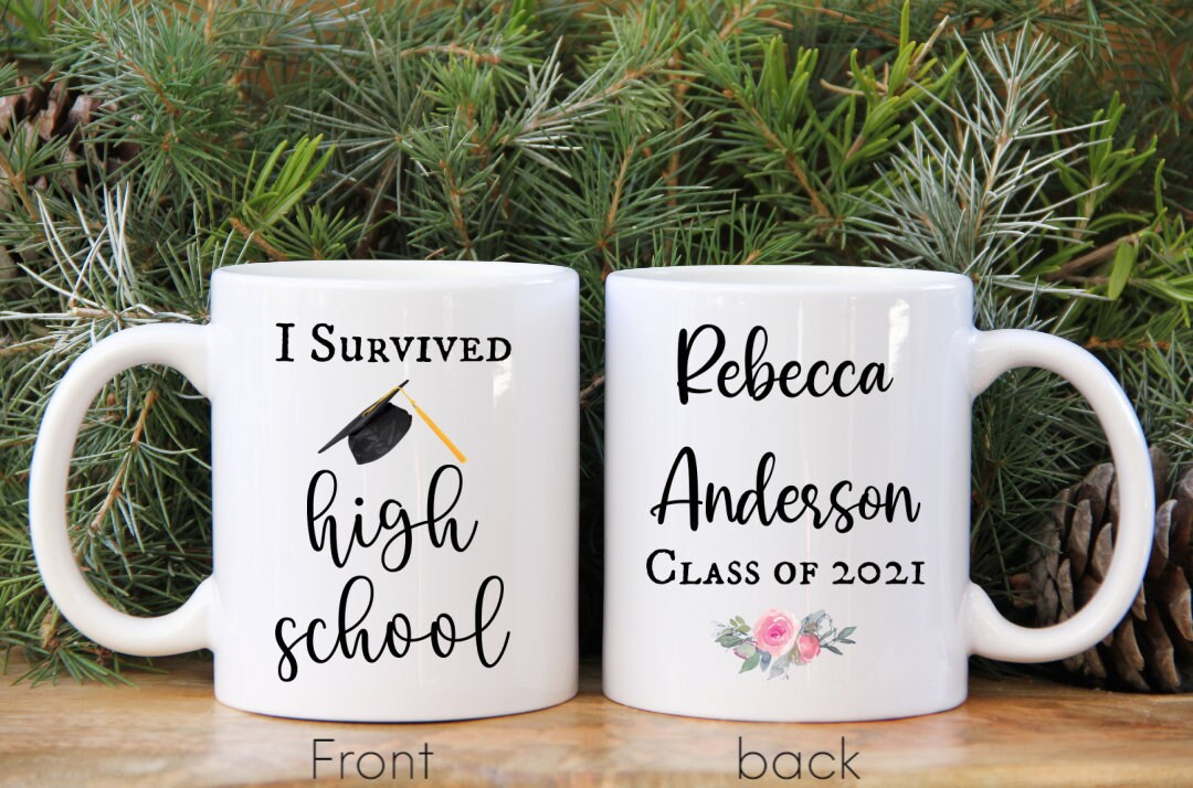 High School Graduation Gift for Her, Graduation Mug, Quarantine ...