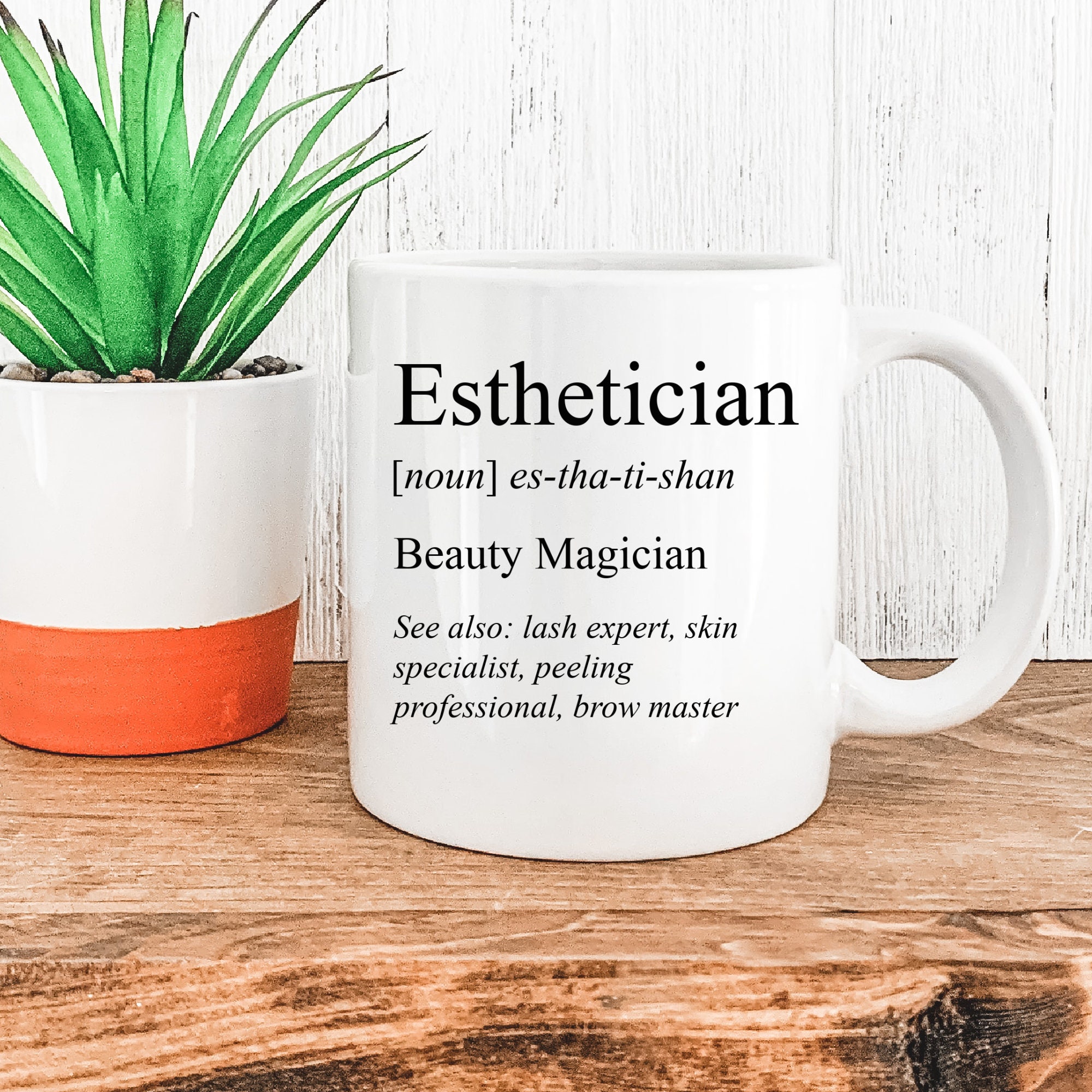 Esthetician Definition Mug| Gift for Makeup Artist| Gift for Lash ...