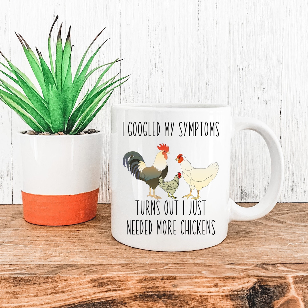 Funny Chicken Coffee Mug, Cute Chicken Gift, Chicken Lover, Funny ...
