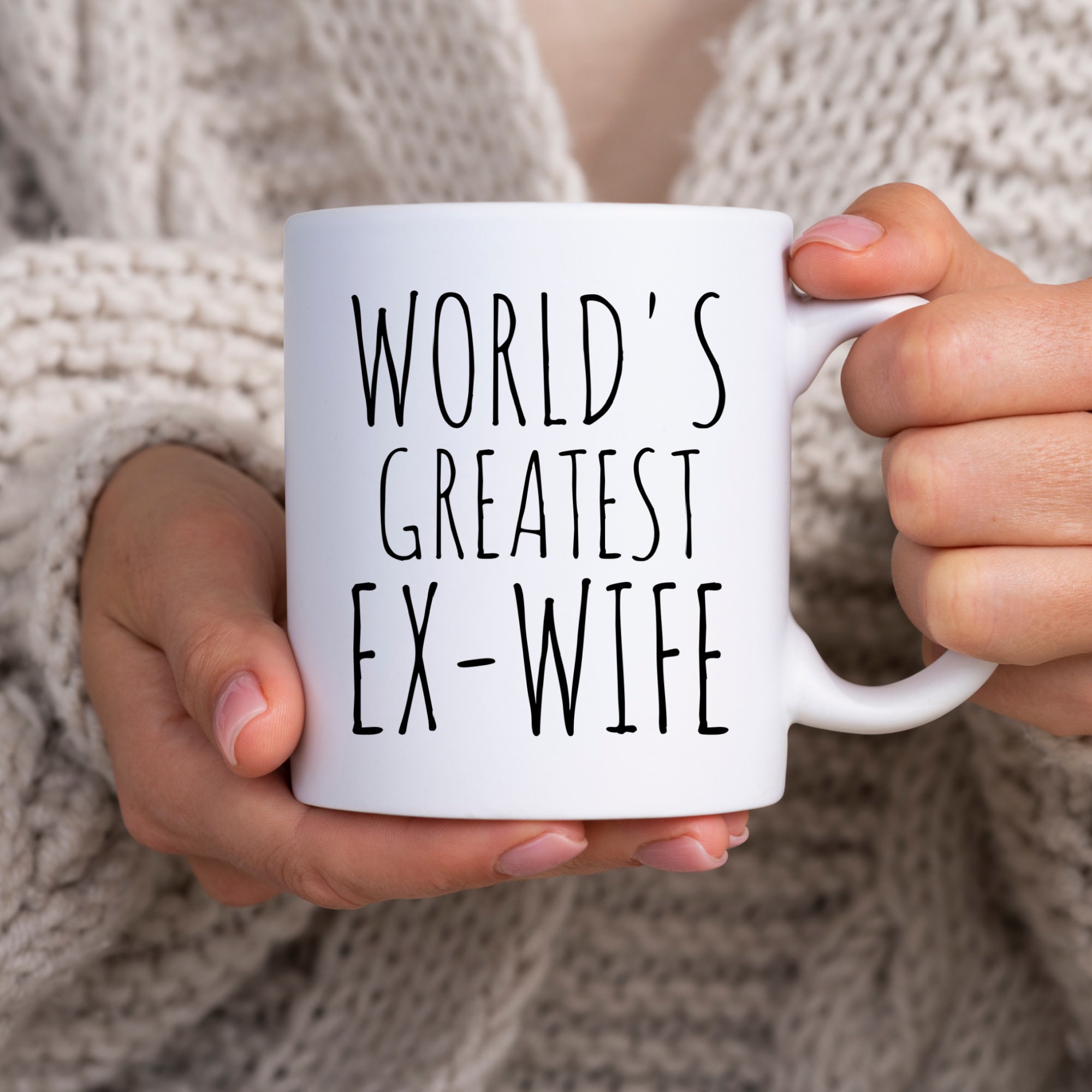 Divorce Gifts for Women, World's Greatest Ex-wife Mug, Ex Wife Gift ...
