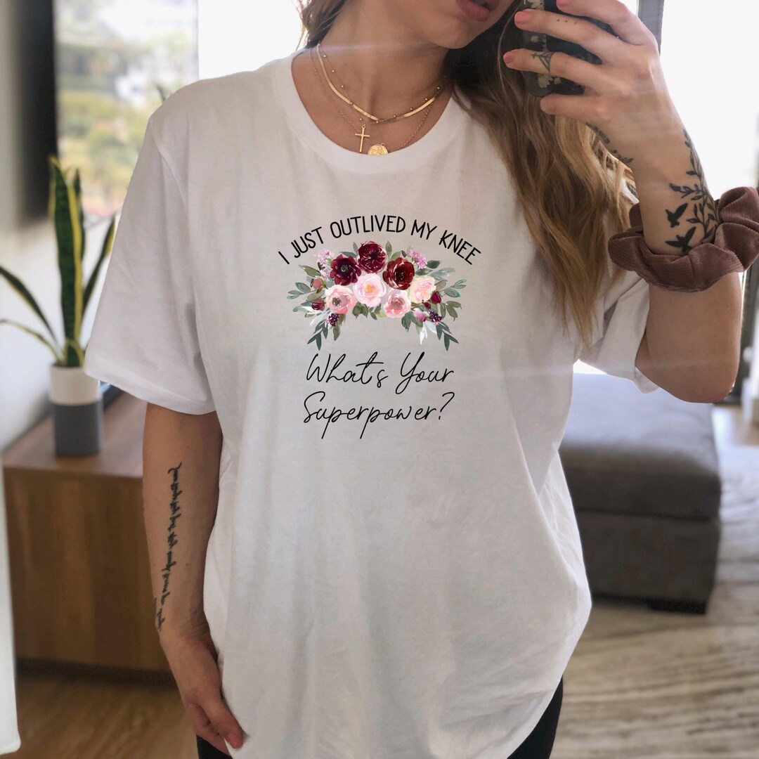 Knee Surgery Gift Get Well Soon Knee Surgery Shirt Knee Replacement ...