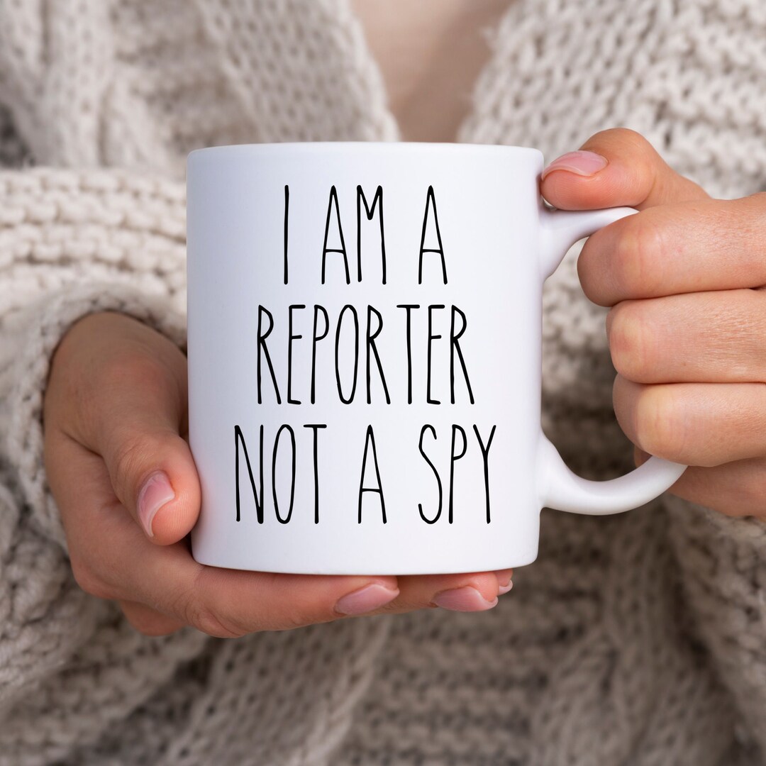 Regalo de reportero, taza de reportero, regalo de reportero divertido ...