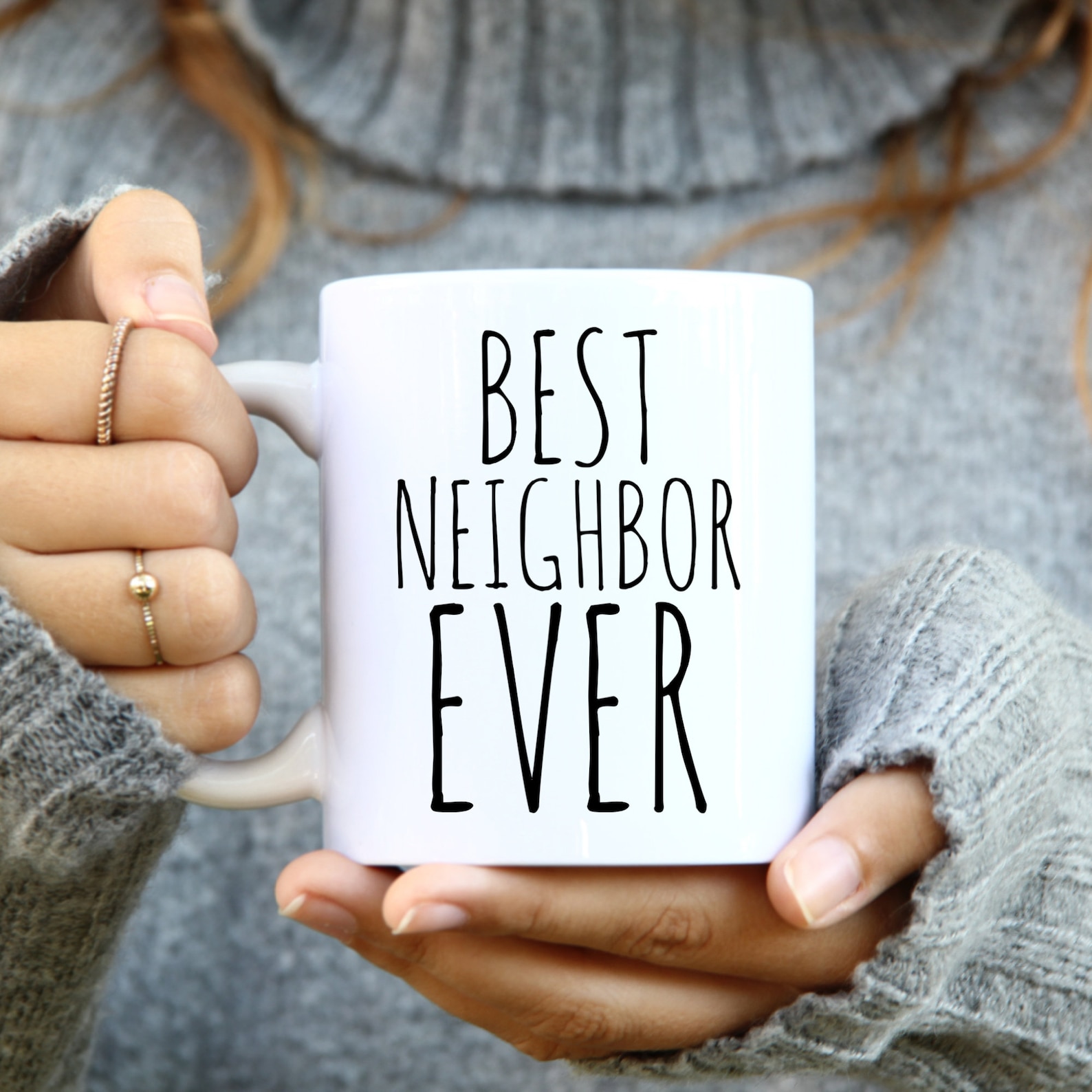 Gift for Neighbor, Moving Gift, Best Neighbor Ever, Coffee Mug ...