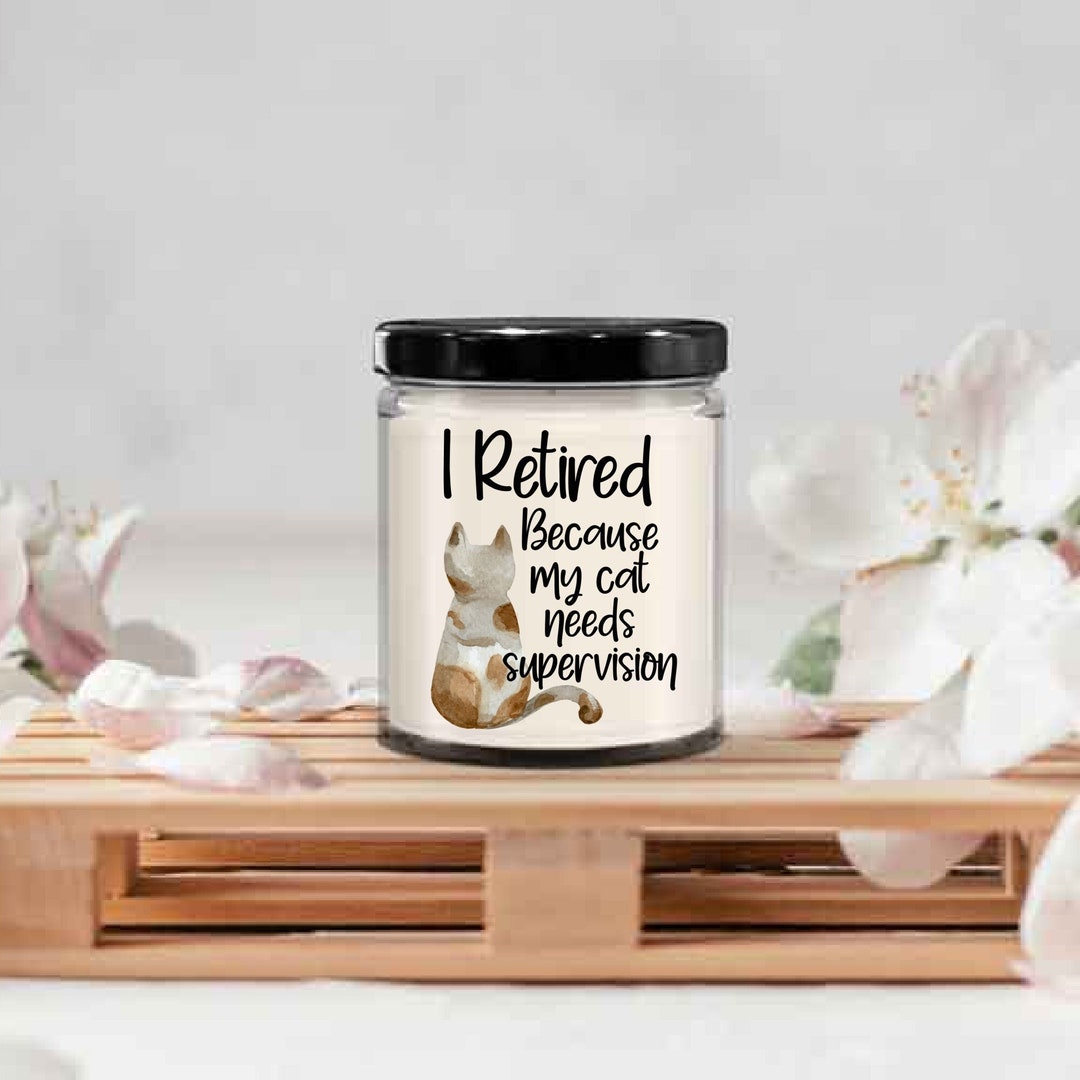 Retirement Gifts, Retirement Gift for Cat Lover, Funny Retirement Gifts ...