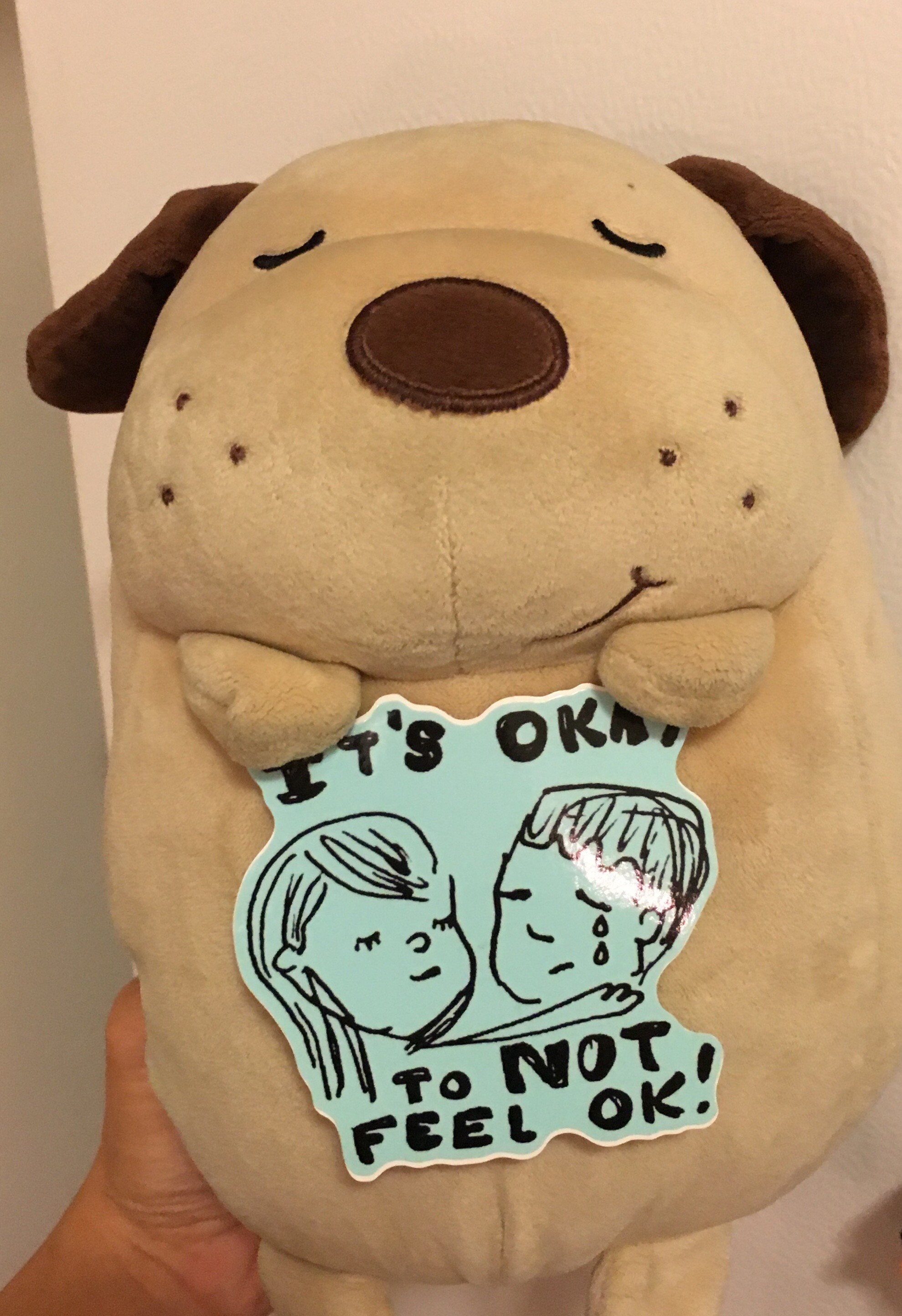 Its Okay to Not Feel OK Vinyl Weatherproof Sticker 3x3 / | Etsy