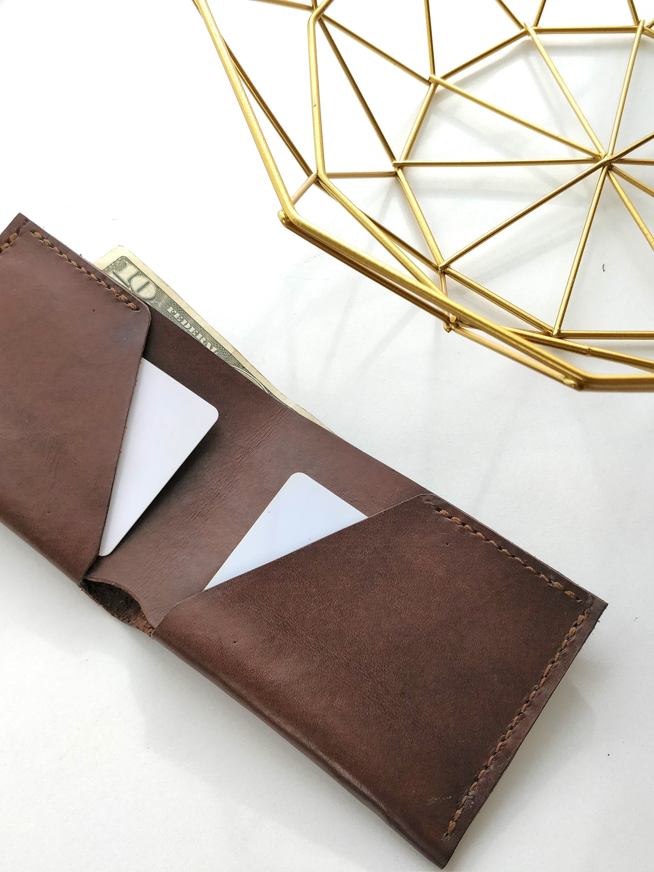 Handmade Leather Bifold Wallet,mens Wallet,groomsmen Gift,personalized ...