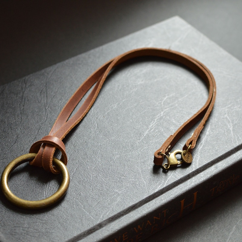 Leather Necklace - Etsy