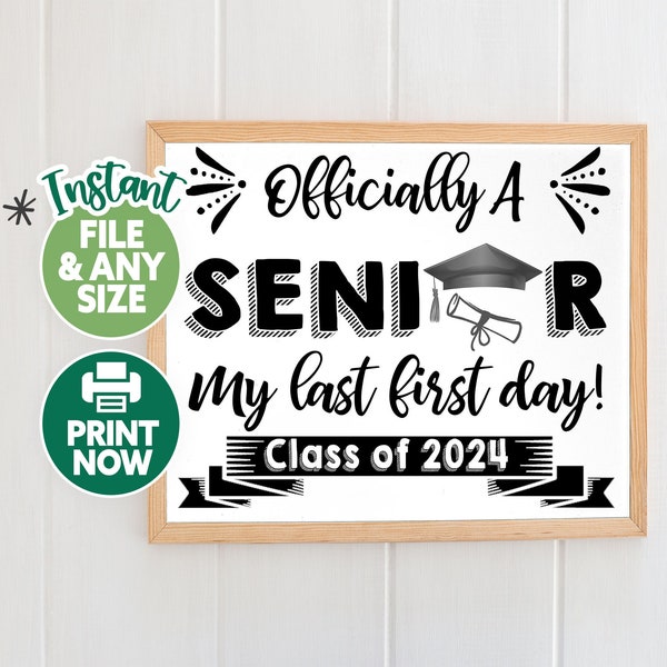 My Last First Day Senior 2024 Svg - Etsy
