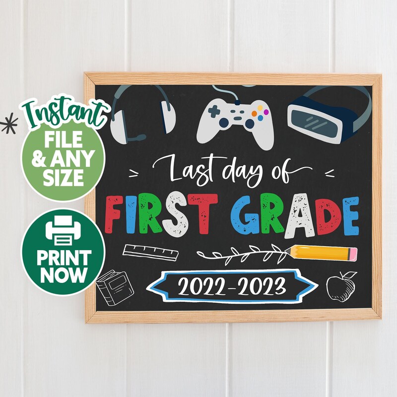 Last Day of 1st Grade - Etsy