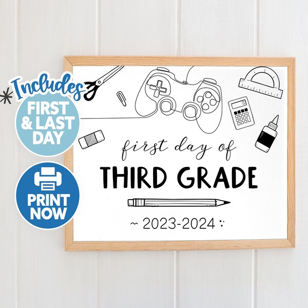 Third Grade Poster - Etsy