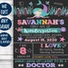Girls Back to School Sign Printable - Mermaid First Day of School Sign ...
