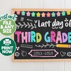 Unicorn First Day of School Sign, Girl First Day of School Sign, First ...
