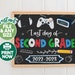 First Day of Second Grade Printable Boy 1st Day of 2nd Grade Sign Back ...