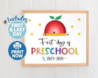 Welcome Back to School Printable Sign Rainbow Back to School - Etsy