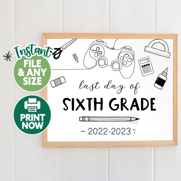 Sixth Grade Prop - Etsy