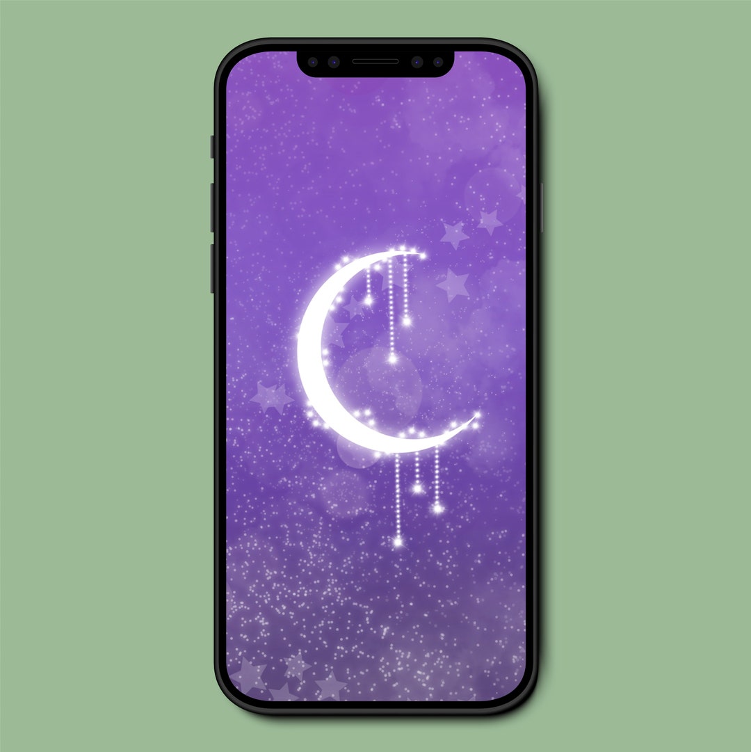 Celestial Moon Phone/tablet Wallpaper digital Download - Etsy
