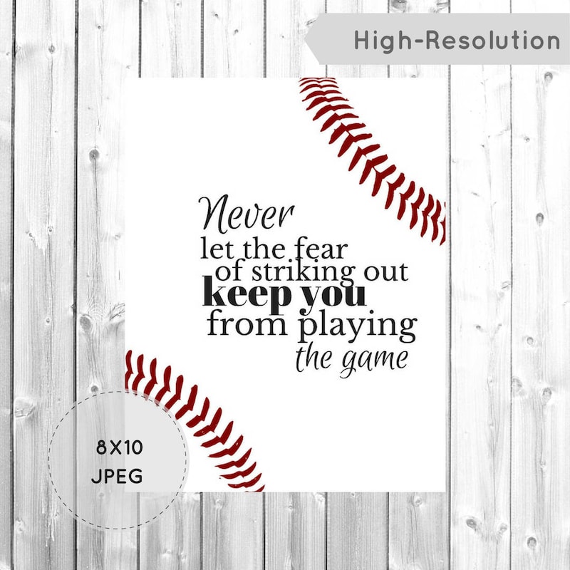 Babe Ruth Quote - Etsy