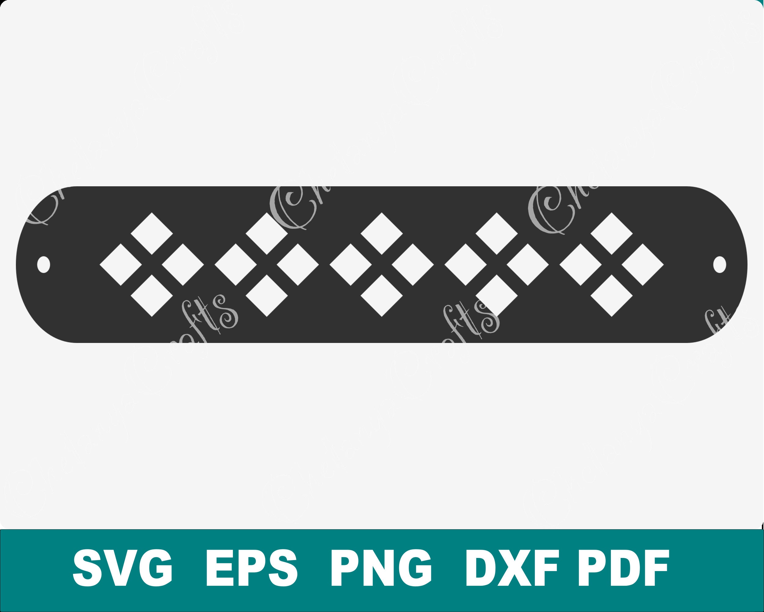 Cuff Bracelet Svgfaux Leather Cuff Bracelet Templatescricut - Etsy