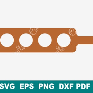 Wooden Beer Flight Paddle Template Svg, Beer Serving Tray Cut File for ...