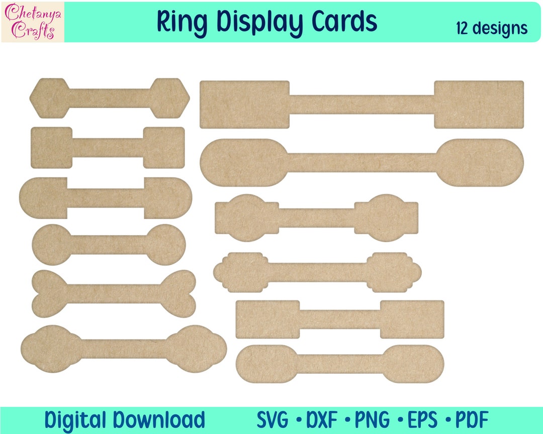 Display Card for Ring,display Card Template,jewelry Packing Cards ...