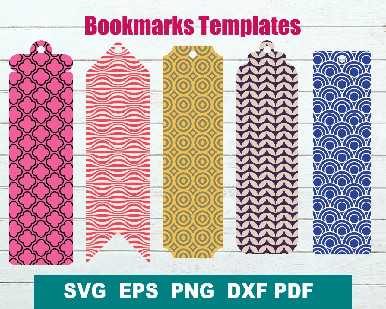 Bookmark Svg Bookmark Template Bundle Svg Bookmark Label - Etsy