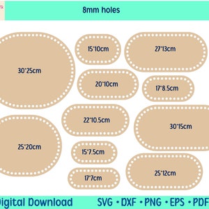 Crochet Bag Base,oval Shape Basket Bottoms,purse Making, DIY Bag Making ...