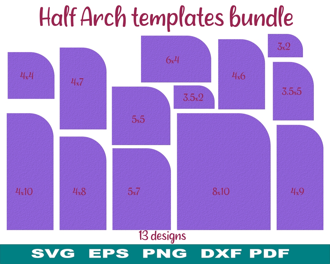 Half Arch SVG Bundle,boho Half Arch Svg,half Arch Pattern,half Arch ...