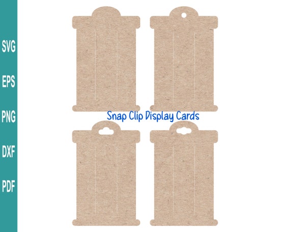 Snap Clip Display Card SVG Bow Display Card Hair Clip Card - Etsy Australia