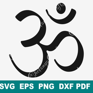 Om Yoga Symbol SVG, Om Symbol SVG Cut File,aum SVG Files,om Aum Ohm Dxf ...