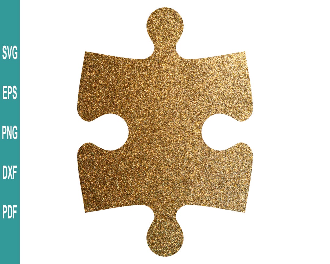Puzzle Piece SVG File, Jigsaw Piece Cut File, Puzzle Autism SVG, Puzzle ...