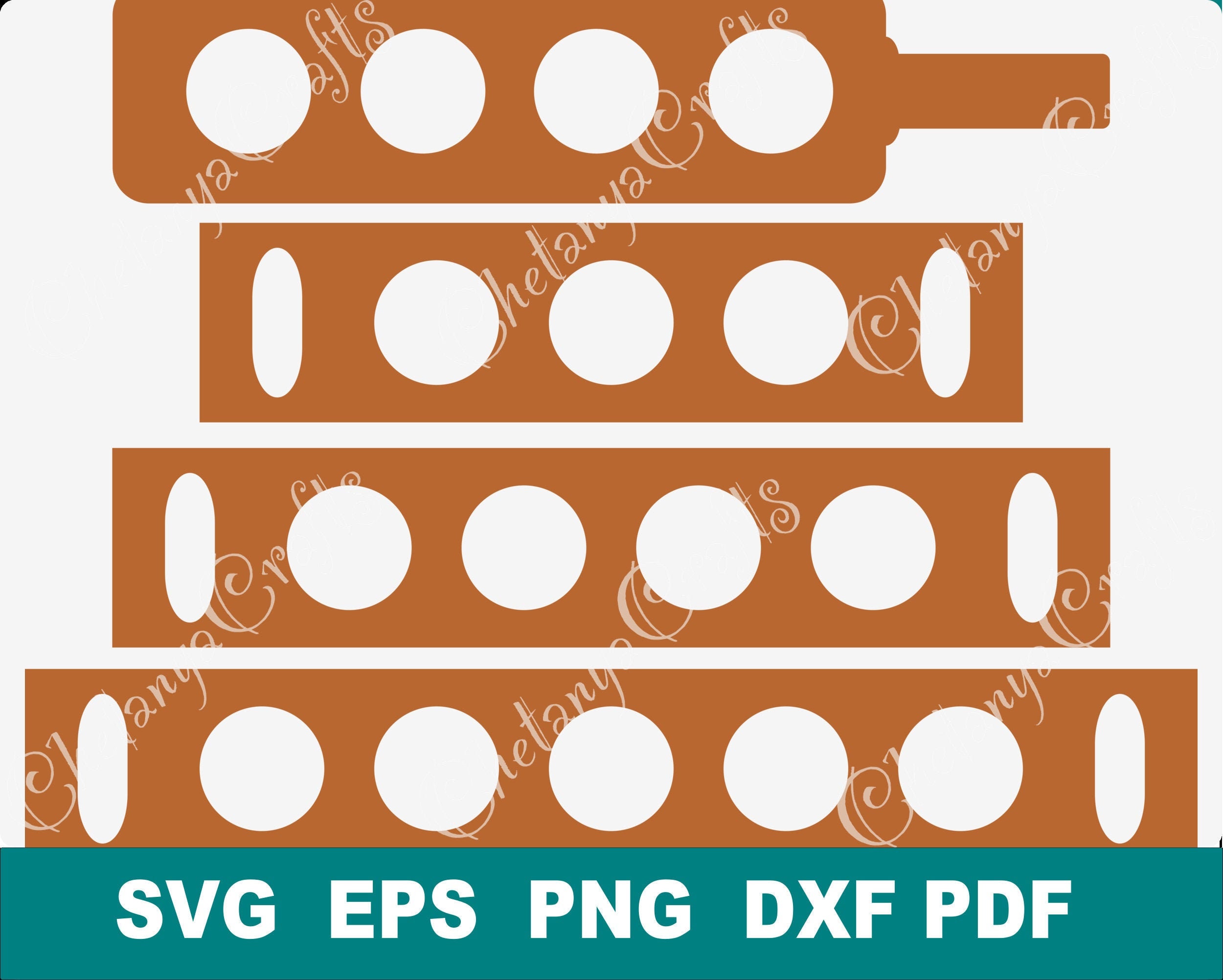 Wooden Beer Flight Paddle Template Svg Beer Serving Tray Cut | Etsy Canada